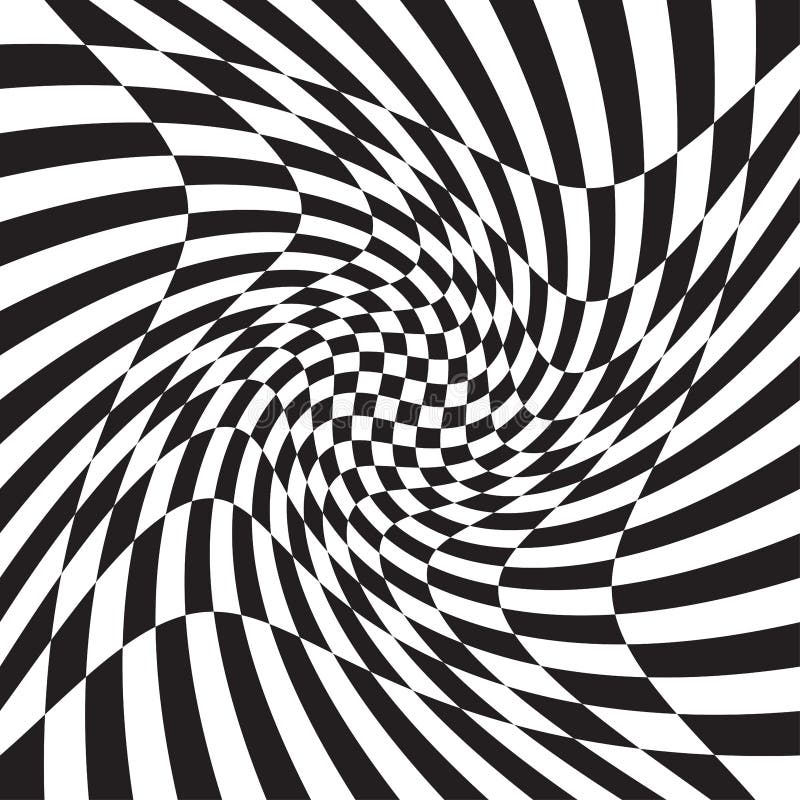 Checkered, Chequered, Chessboard Surface with Distortion, Deformation ...