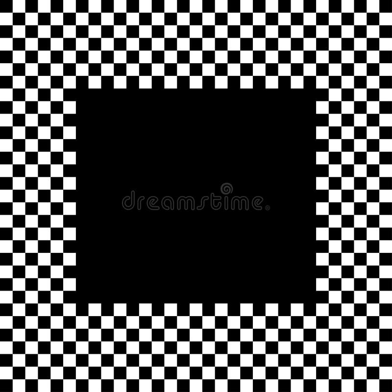 Square Frame - Border Element Isolated on White Stock Vector ...