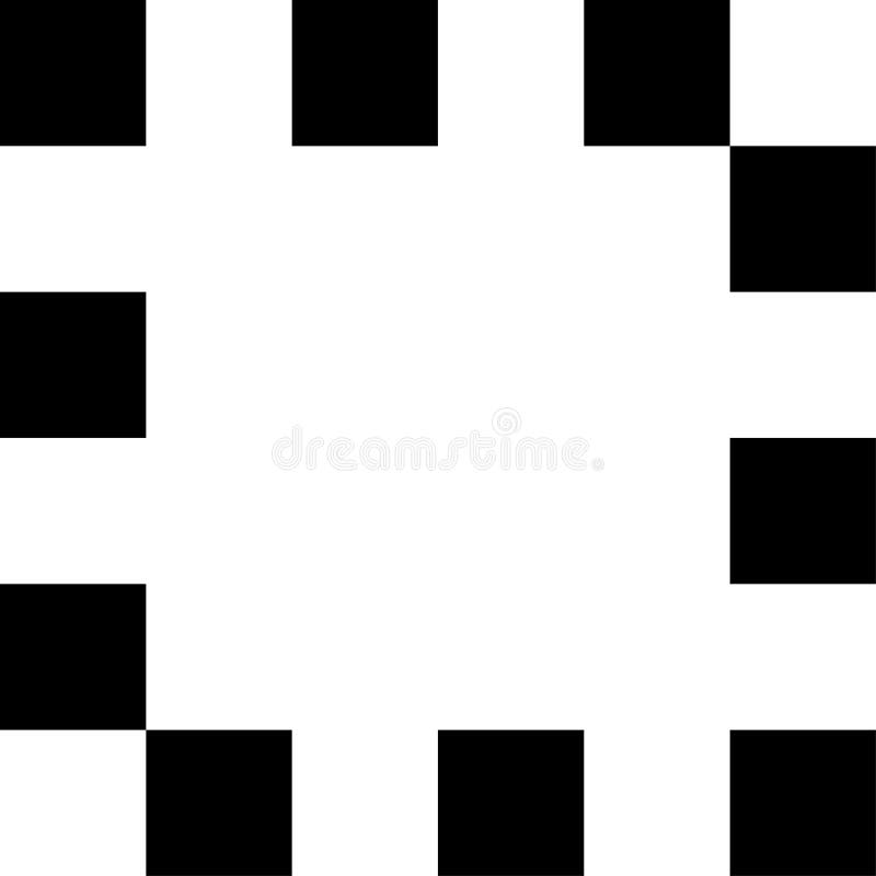 Checkered / Chequered Square Frame with Blank, Empty Space, Copyspace ...