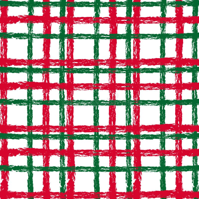Checkered Christmas Grunge Pattern Stock Illustration - Illustration of ...