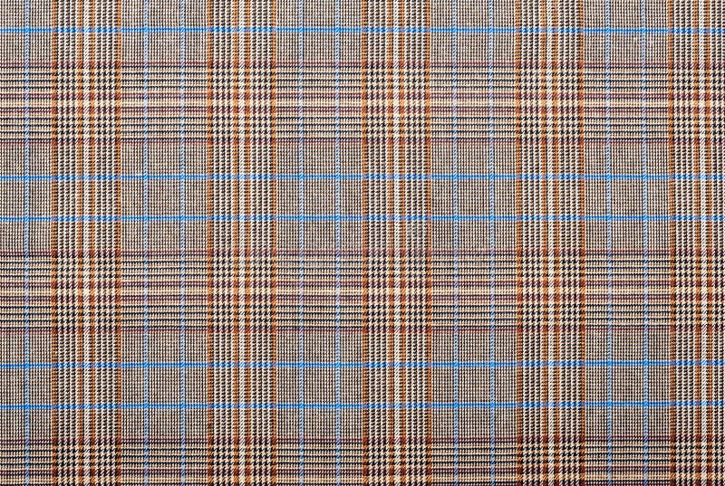 Checkered Pattern on Fabric Made of Different Colors Stock Photo ...