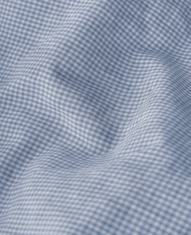 Checkered Fabric Close Up. Blue Stock Image - Image of brunch, crisp ...