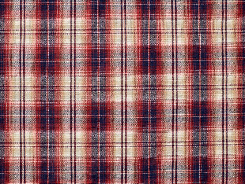 Checkered Fabric Close Up. Yellow. Stock Image - Image of checker ...