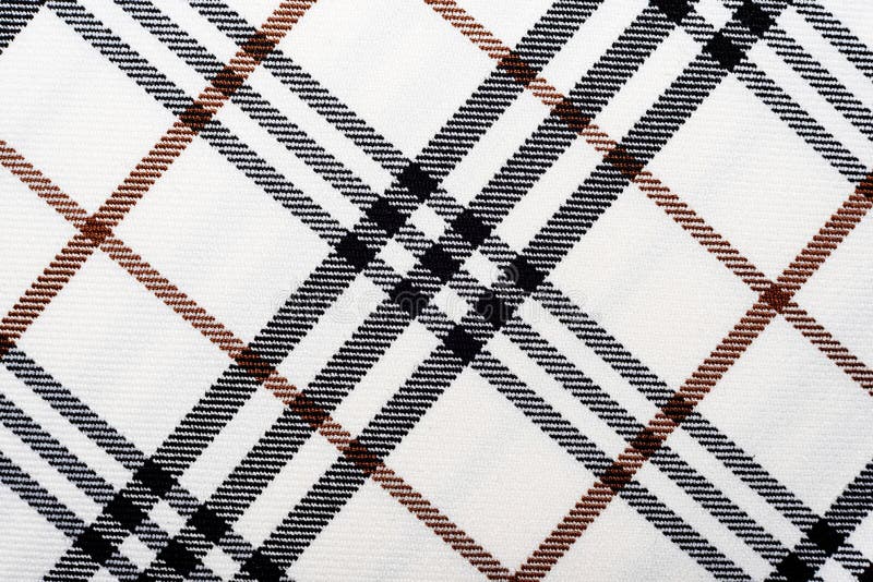 Checkered Fabric. Material for Sewing Clothes Stock Image - Image of ...