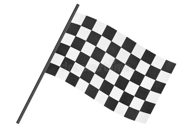 Checkered finish flag stock image. Image of checker, abstract - 10936503