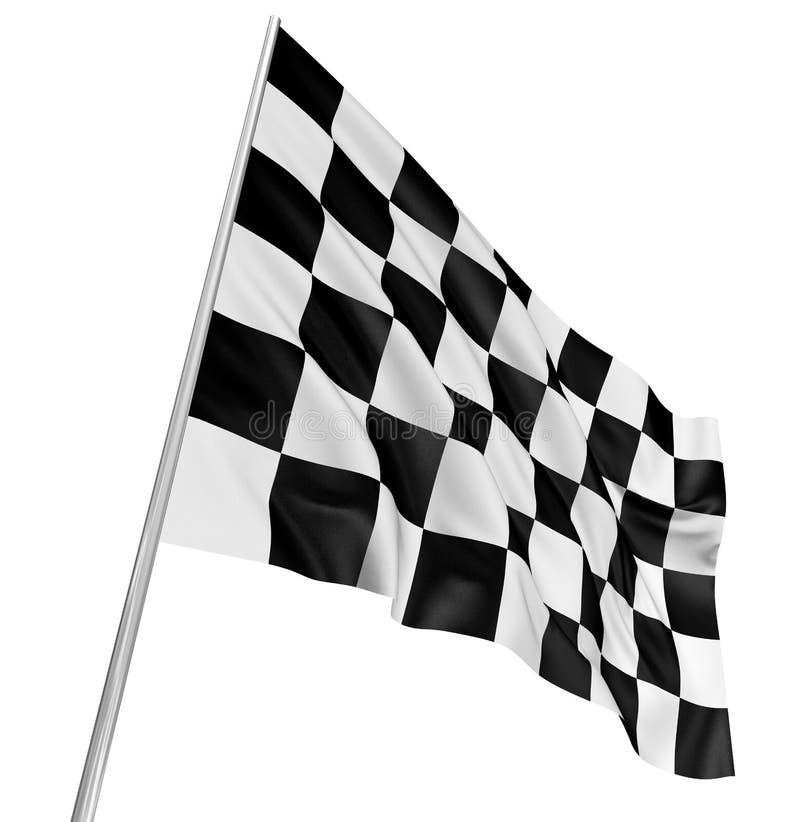 Checkered Flag stock illustration. Illustration of sport - 12234118