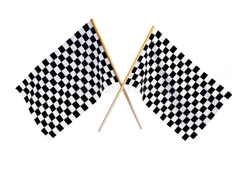 Modern Checkered Flag Logo Template. Race Flag Vector Icon Symbol Stock ...