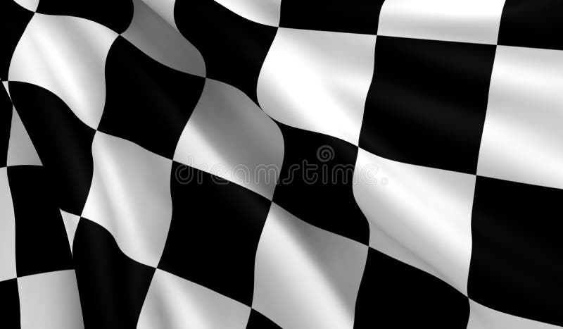 Red checkered flag stock vector. Illustration of flag - 5086191