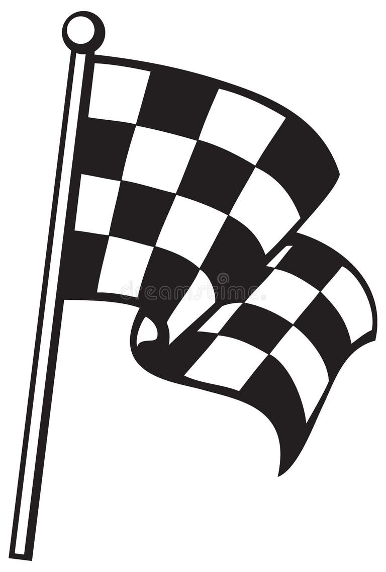 Checkered Flag Stock Illustrations – 20,811 Checkered Flag Stock ...