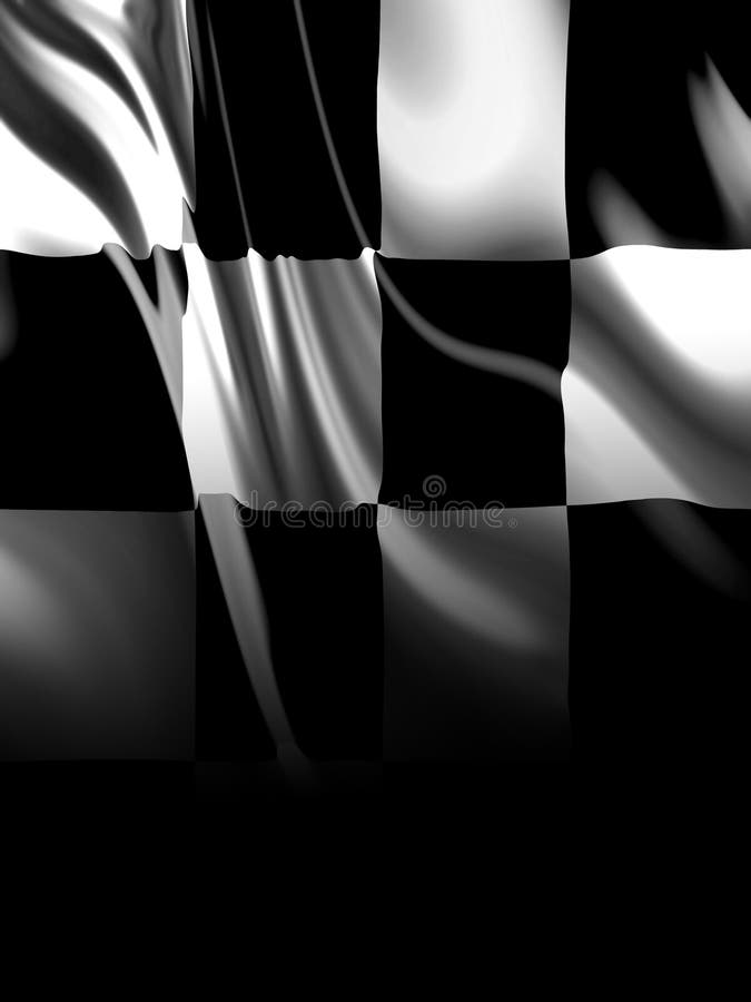 Checkered flag stock illustration. Illustration of finishing - 4545872