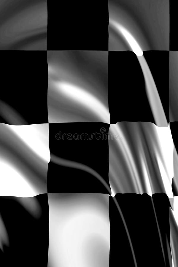 Art Brush Watercolor Painting Checkered Flag Stock Vector ...