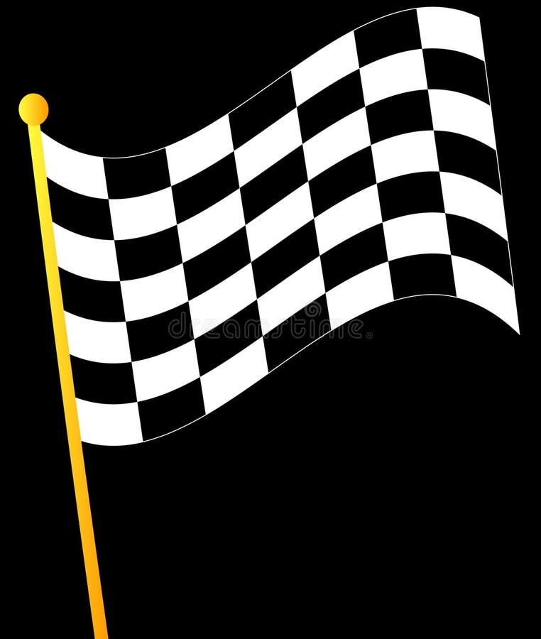 Checkered flag icon stock vector. Illustration of vector - 5935412