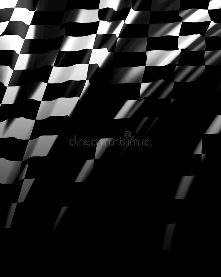 Checkered flag stock illustration. Illustration of rally - 4881640