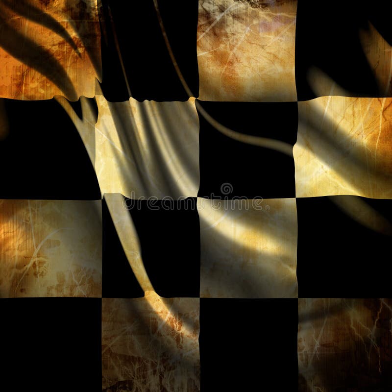 Checkered flag stock illustration. Illustration of finishing - 4545872