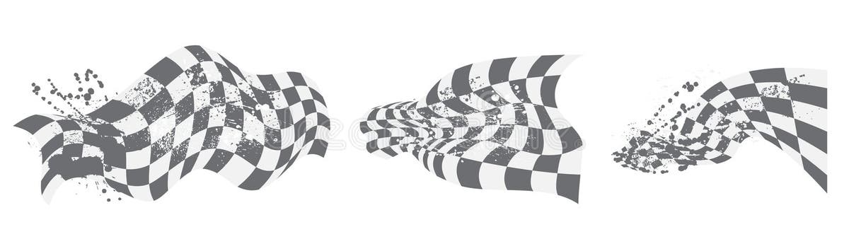 Black White Checker Wave Stock Illustrations – 2,205 Black White ...