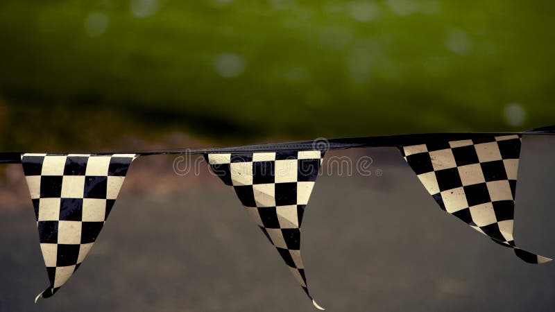 Checkered flag, F1 grounds stock photo. Image of flags - 13815868