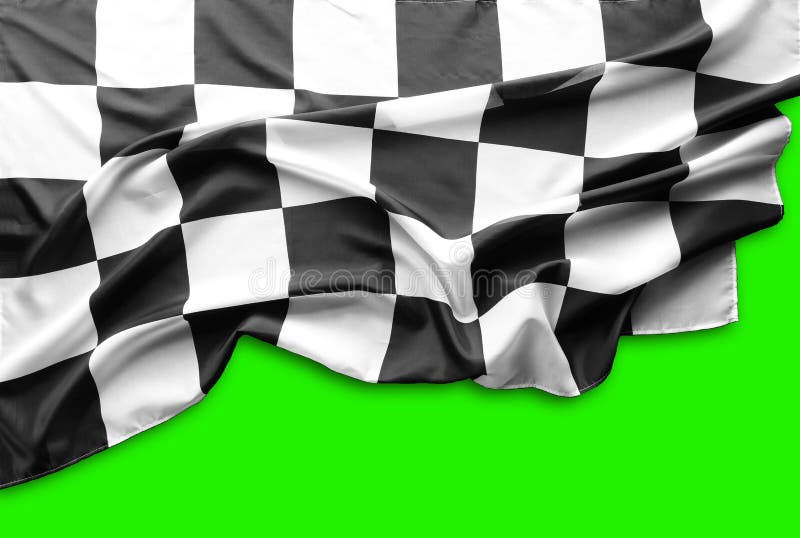 Checkered flag on green stock image. Image of auto, flagquot - 241336121