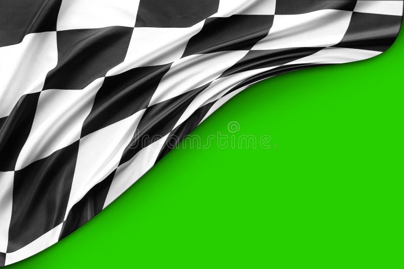 Checkered flag on green stock image. Image of flag, finish - 237035833