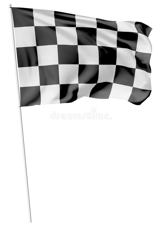 Long Waving Checkered Flag Stock Illustrations – 28 Long Waving ...