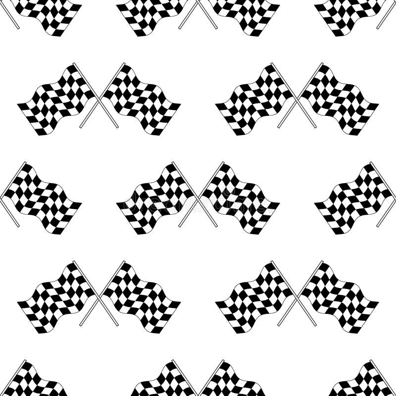 Checkered flag pattern stock vector. Illustration of squared - 262289392