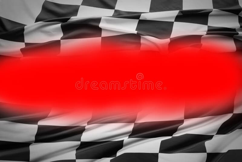 Checkered flag on red stock photo. Image of auto, photograph - 223552156
