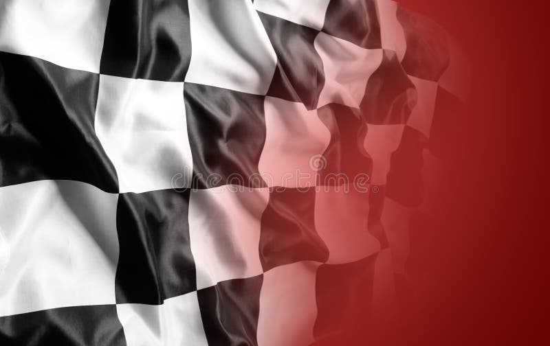 Checkered flag on red stock photo. Image of abstract - 365836238