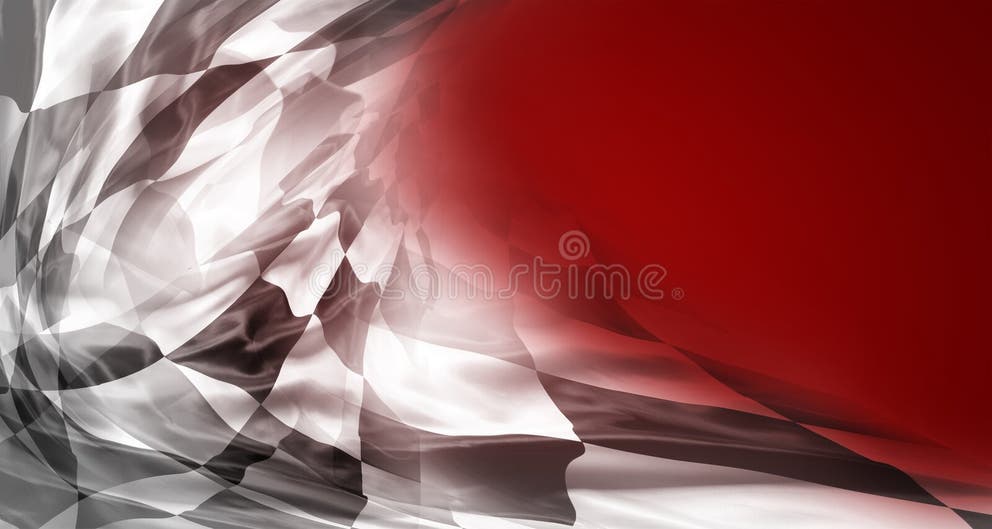 Checkered flag on red stock photo. Image of competition - 383666234