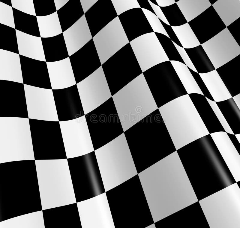 Sports Background - an Abstract Checkered Flag Stock Illustration ...