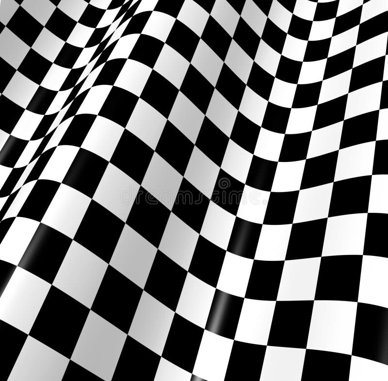 Sports Background - an Abstract Checkered Flag Stock Illustration ...