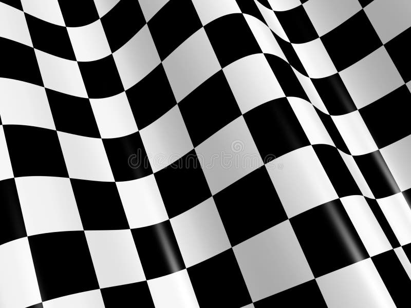 Checkered flag stock illustration. Illustration of speed - 35478788
