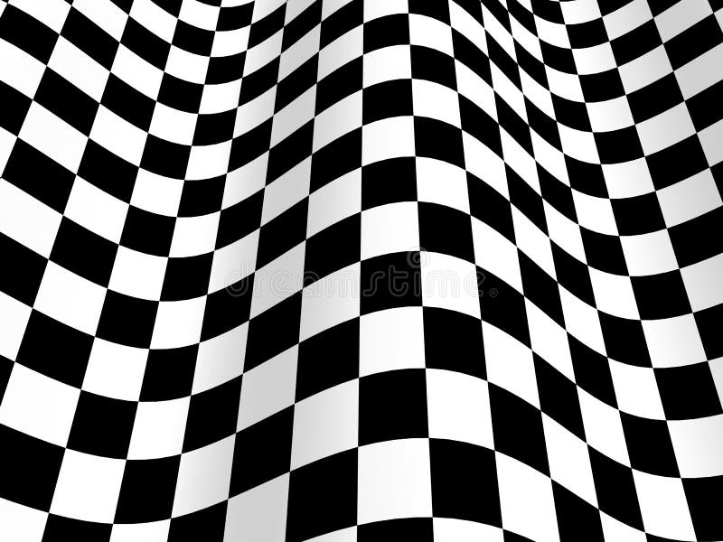 Sports Background - an Abstract Checkered Flag Stock Illustration ...