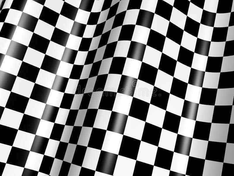 Sports Background - an Abstract Checkered Flag Stock Illustration ...