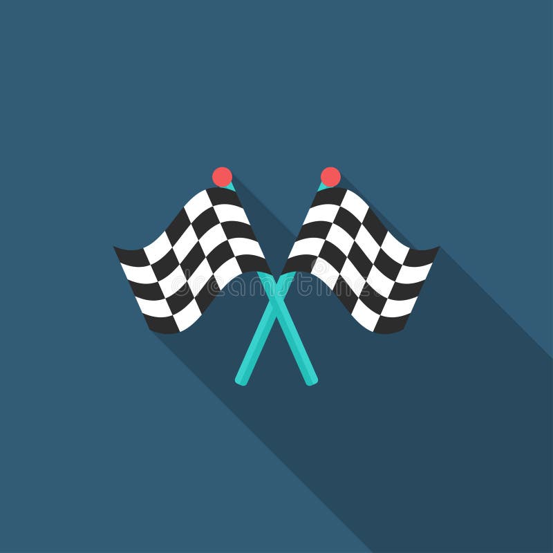 Long Waving Checkered Flag Stock Illustrations – 28 Long Waving ...