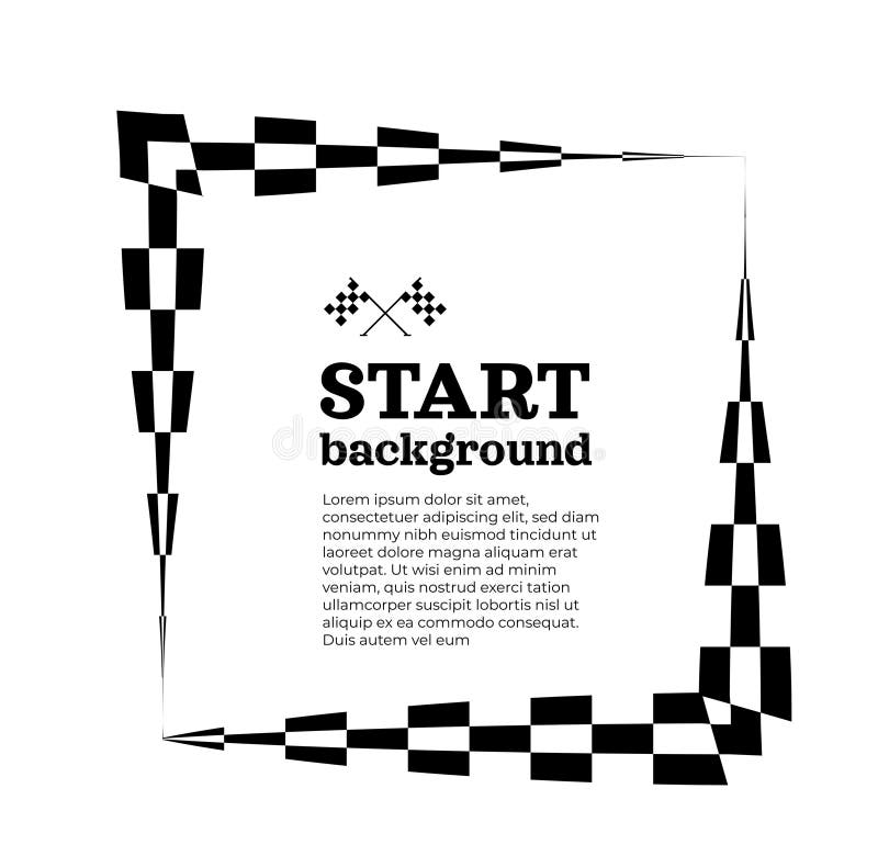 Checkered Flag Vector Stock Illustrations – 17,640 Checkered Flag ...