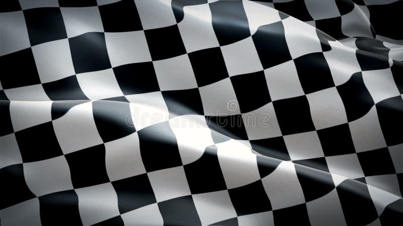 Waving Checkered Flag Animation Stock Video - Video of flag, finish ...