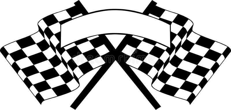 Checkered flags stock vector. Illustration of engine, flag - 4591334