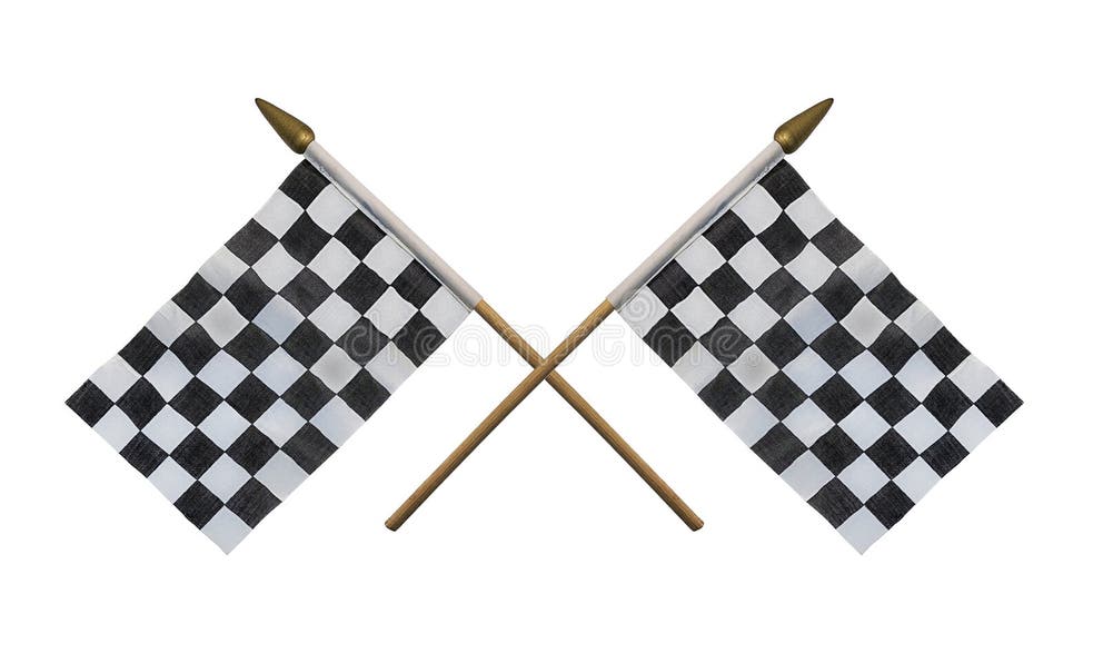 Checkered Black and White Flags Stock Photo - Image of flags, race ...