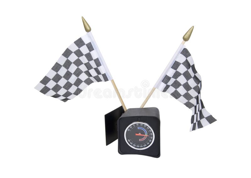 Checkered flags and guage stock photo. Image of squares - 11644202