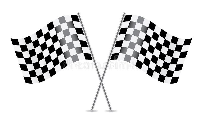 Checkered Flags (racing Flags). Stock Vector - Illustration of complete ...