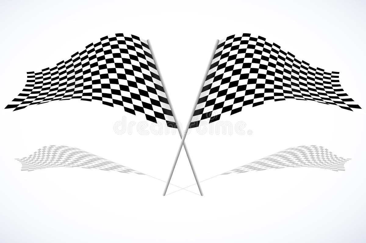 Checker Cross Flags Stock Illustrations – 16 Checker Cross Flags Stock ...