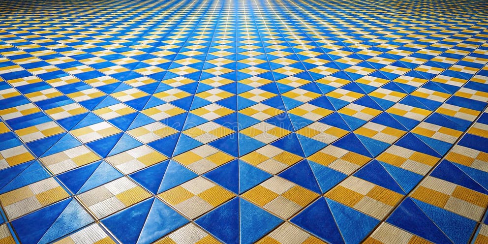 Patterned Perfection: a Striking Checkered Floor Design - AI Generative ...