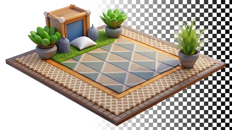 Checkered Floor Mat Decorative Rug and Home Entryway Decor Png ...