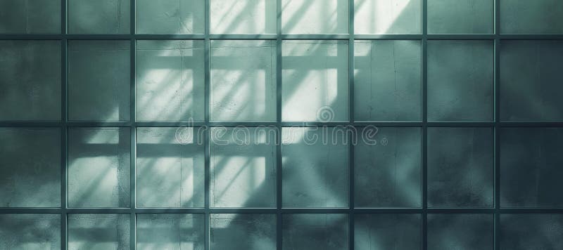 Checkered Glass Wall Background, Grid Stock Illustration - Illustration ...