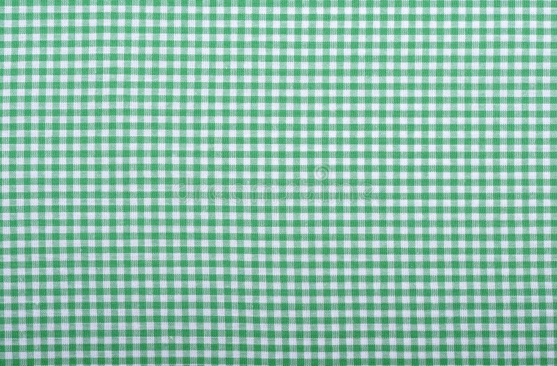 Green Checkered Tablecloth Background Stock Image - Image of fabric ...
