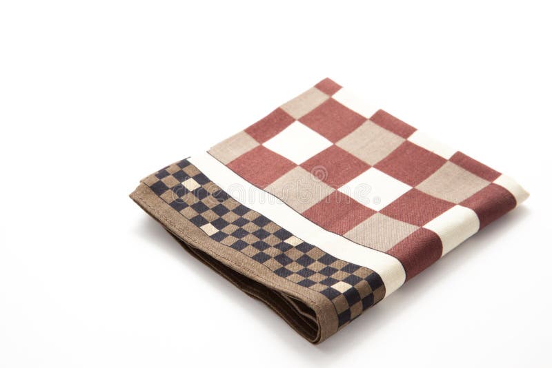 Checkered handkerchief stock image. Image of clothes - 34201731
