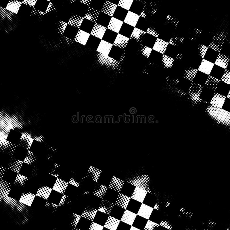 Checkered Line Halftone Wallpaper Stock Vector - Illustration of shape ...