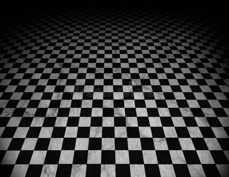 Checkered, marble floor stock illustration. Illustration of board ...