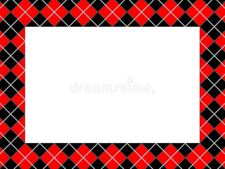 Checkered Pattern Frame stock vector. Illustration of canvas - 23472321
