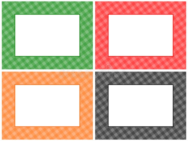 Red White Checkered Border Frame Stock Illustrations – 483 Red White ...