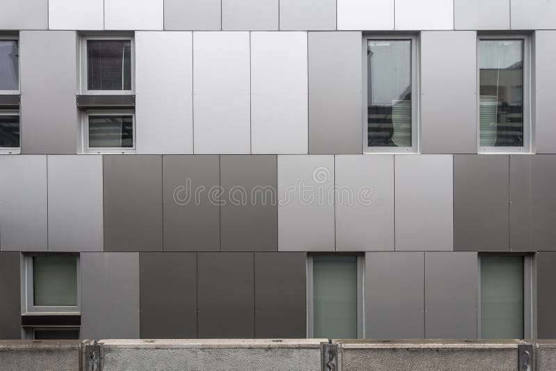 Checkered Pattern on the Side of Modern Apartment Building Stock Photo ...